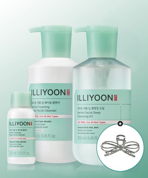 [Set]【Illiyoon】Gentle Deep Cleansing Set – ONZSTORE